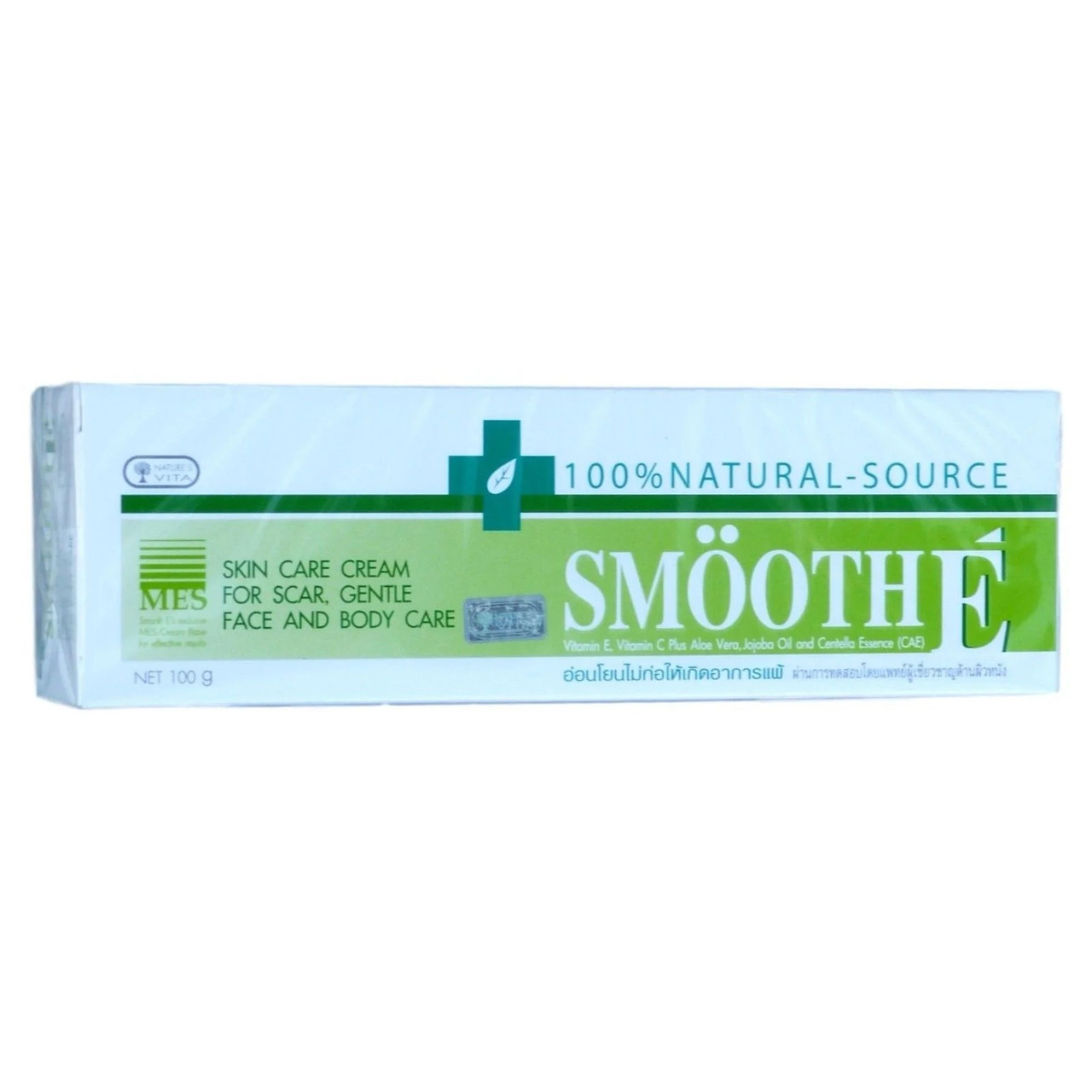 Smooth E Cream Vitamin E Jojoba Oil Aloe Vera Centella Essence 100g
