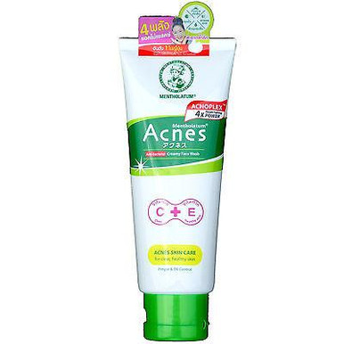 Mentholatum Acnes Antibacterial Creamy Face Wash Cleanser Foam 100 grams