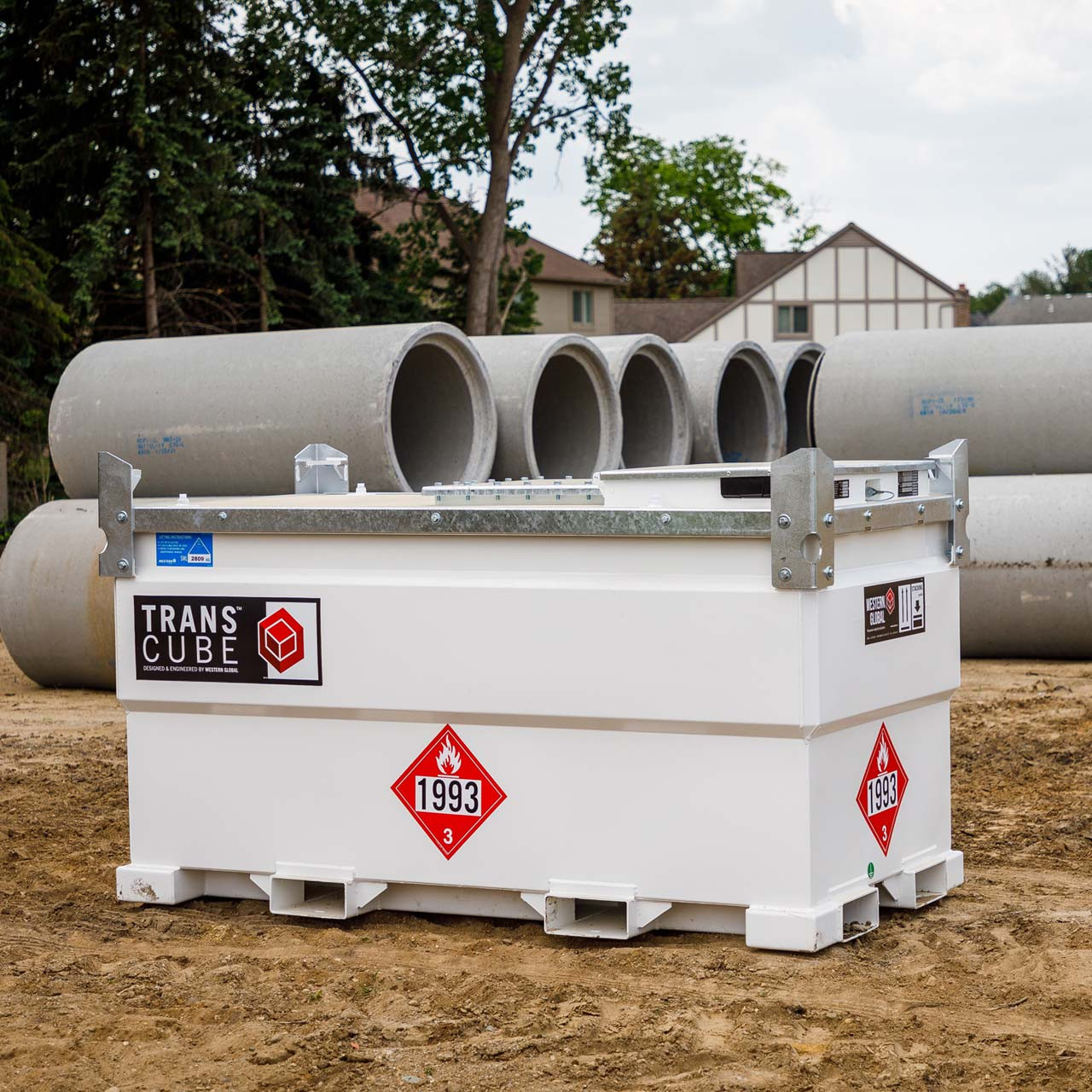 Western Global TransCube DOT Certified 552 US Gallon Diesel Storage ...