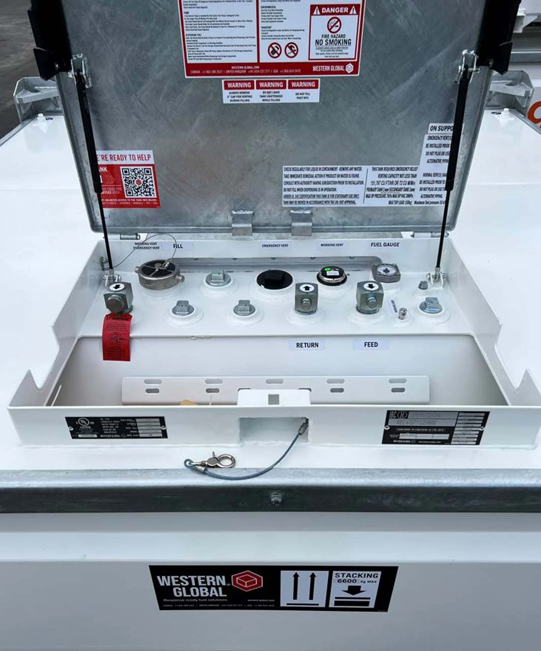 Western Global TransCube DOT Certified 1,204 US Gallon Diesel Storage ...