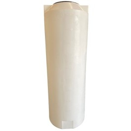 100 Gallon Ronco White Vertical Storage Tank | RPV100