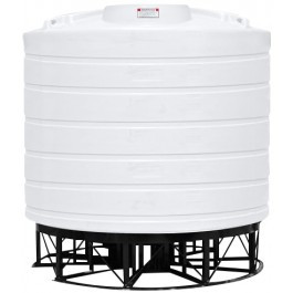 7011 Gal Enduraplas Cone Bottom Tank with Stand | THC07011KW