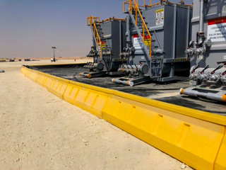 Containment Wall, Corner Section, 1-ft High