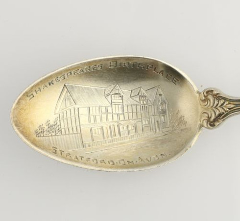Shakespeare's Birthplace Souvenir Spoon - Stratford-Avon England ...