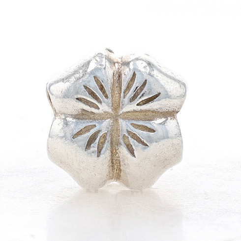 Pandora Clover Charm - 790157 Sterling Silver Good Luck Floral ALE 925 ...