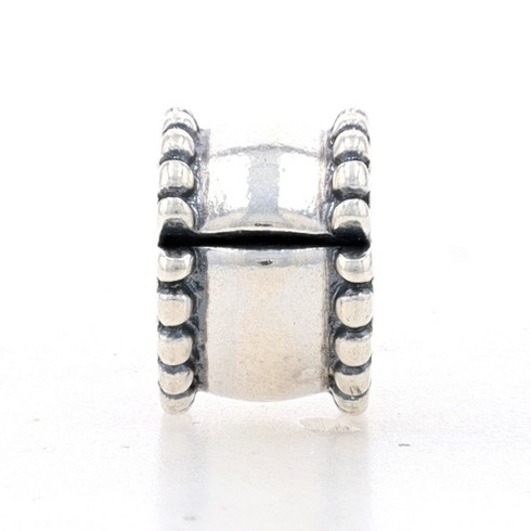 NEW Authentic Pandora Beveled Clip Charm - Sterling Silver Bead 790267 ...