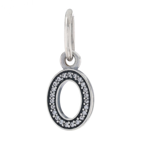 NEW Authentic Pandora Letter "O" Charm Sterling Silver Initial Pendant ...