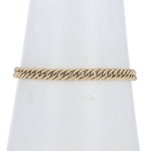 Tiffany & Co. Vintage Fancy Curb Chain Bracelet 7 1/4" - Yellow Gold ...