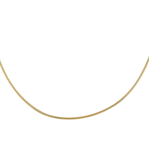 Yellow Gold Cocoon Chain Necklace 16" - 14k Italy - Wilson Brothers Jewelry