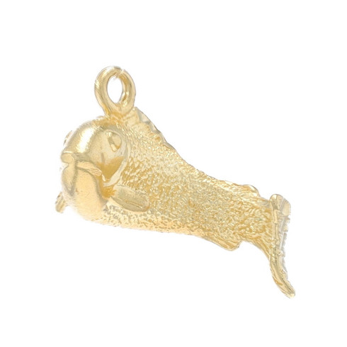 Yellow Gold Swimming Fish Charm - 14k Aquatic Life - Wilson Brothers ...