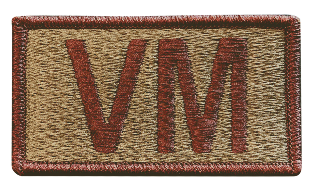Multicam OCP VM Patch with Hook Backing (Spice Brown Letters and Border)