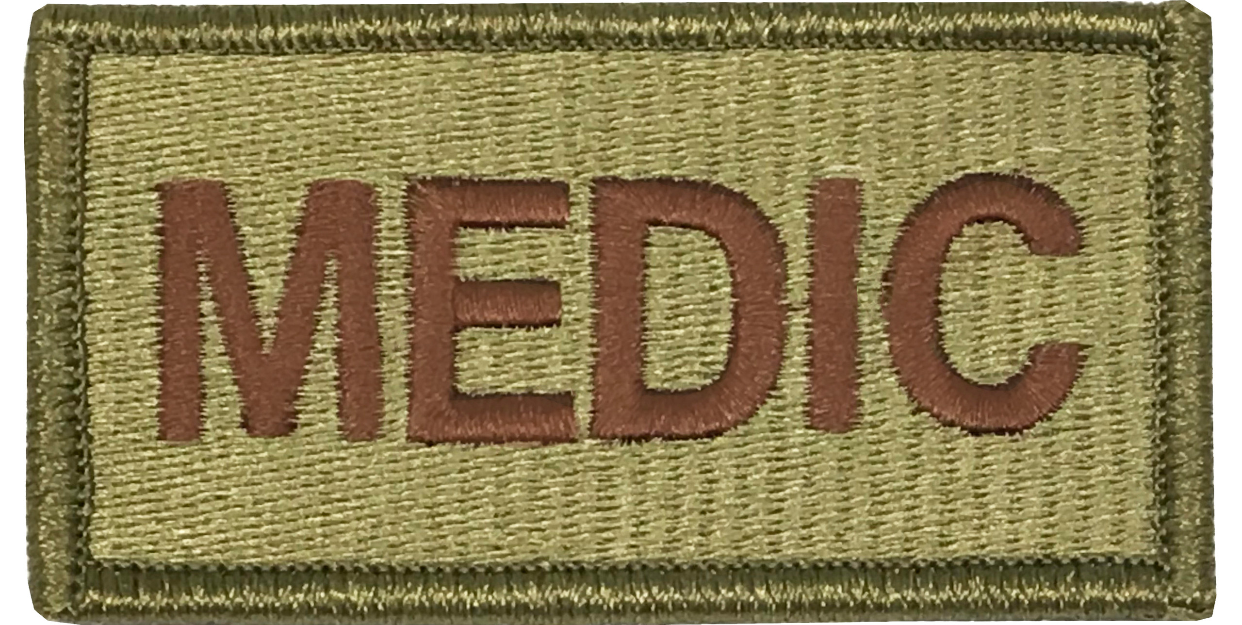 Multicam OCP MEDIC Patch with Hook Backing (Spice Brown Letters)