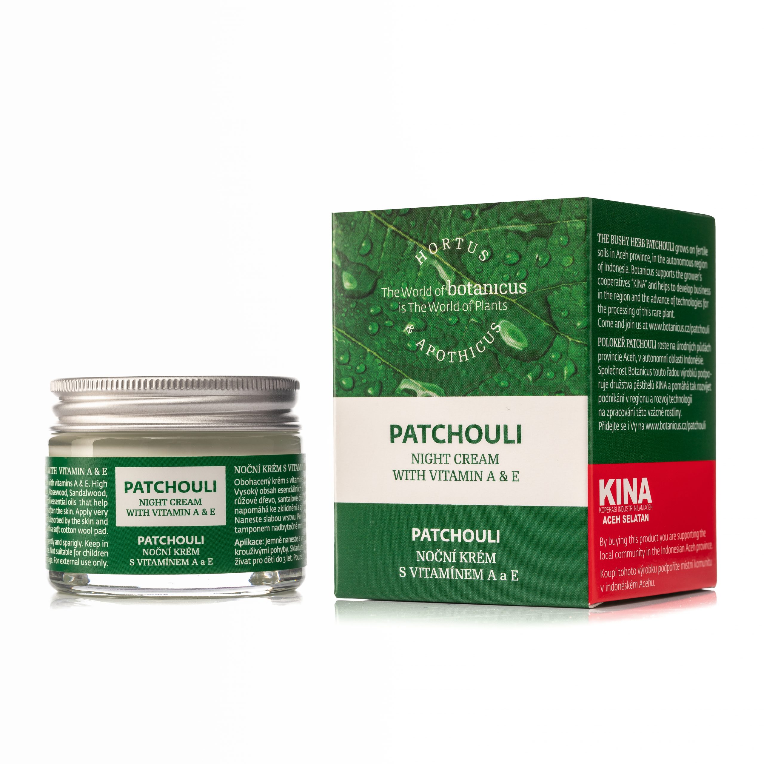 Patchouli Night Cream with Vitamin A & E 1.7oz