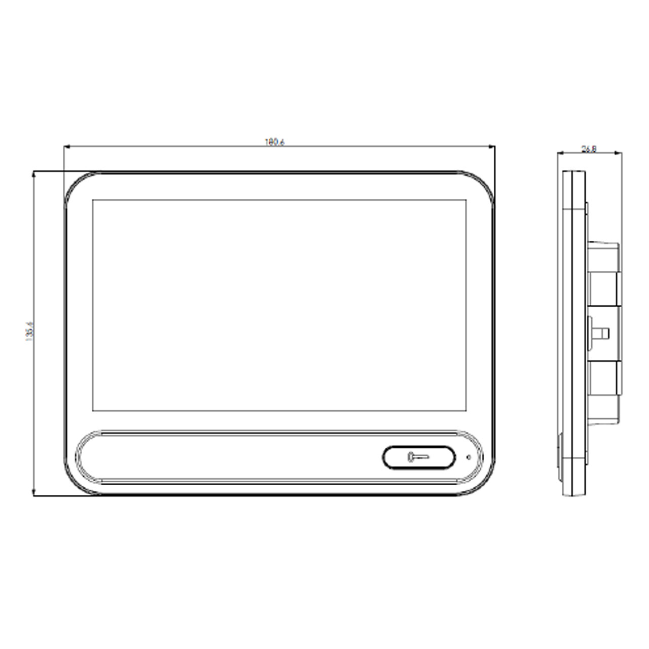 TVT Door Entry Indoor Monitor - System Q Ltd