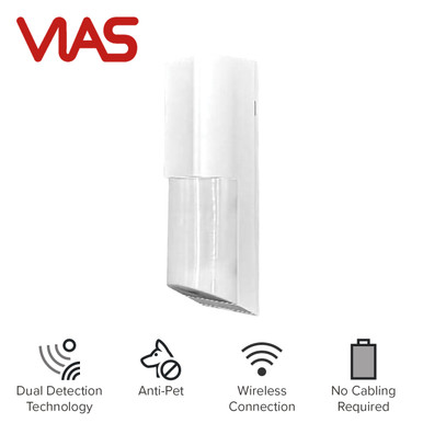 VIAS PIR 12M Internal Dual Tech Pet Immune 27KG AntiMask - System Q Ltd