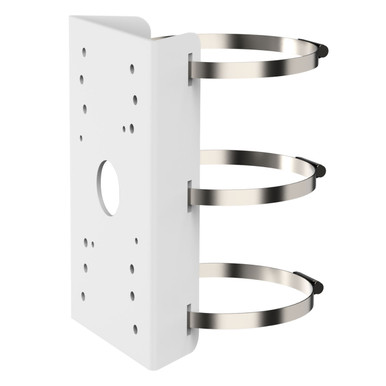 Universal Mounting Plate - Pole - White - System Q Ltd