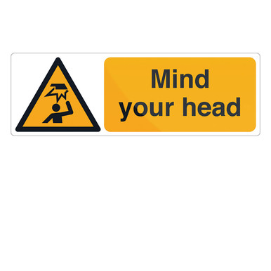 Mind Your Head Sticker (100 x 300mm) - System Q Ltd