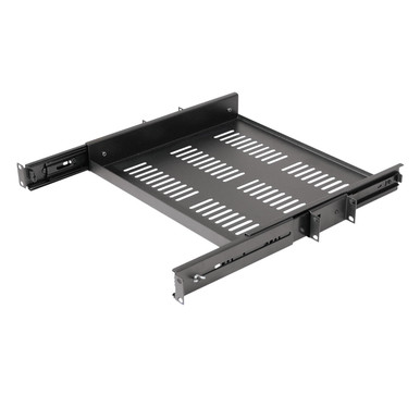 19 Inch Rack-Mount 1U Sliding Shelf 14 Inch Deep - System Q Ltd