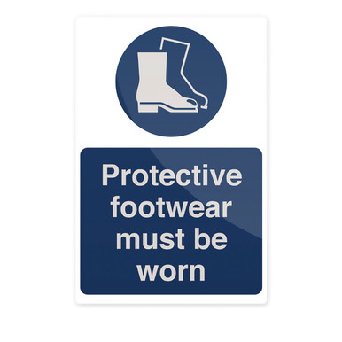 Protective Footware Sign (300 x 200mm) - System Q Ltd