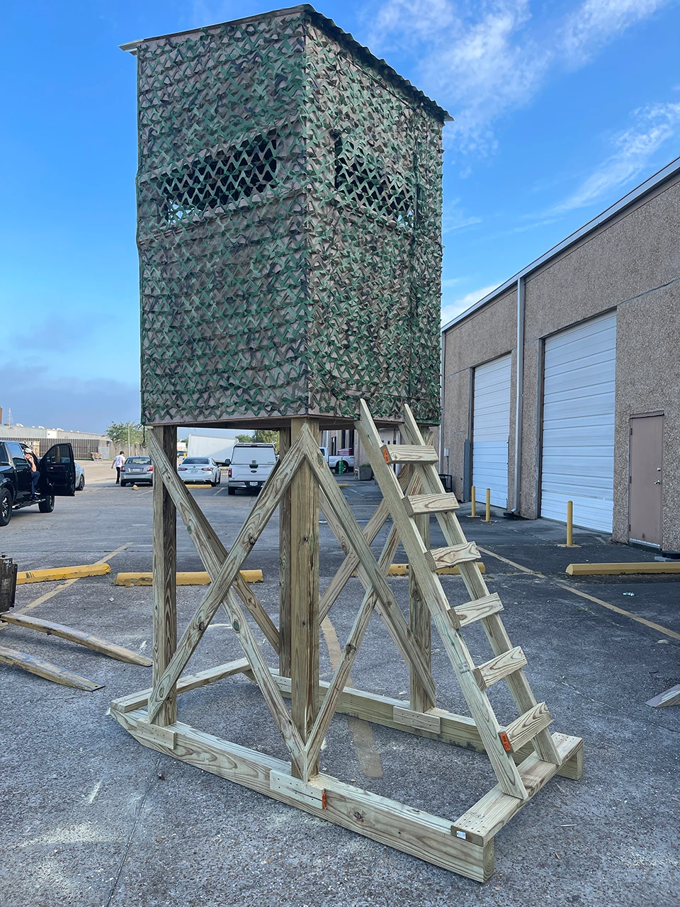 4 x 4 Deer Box Stands Shooting Houses