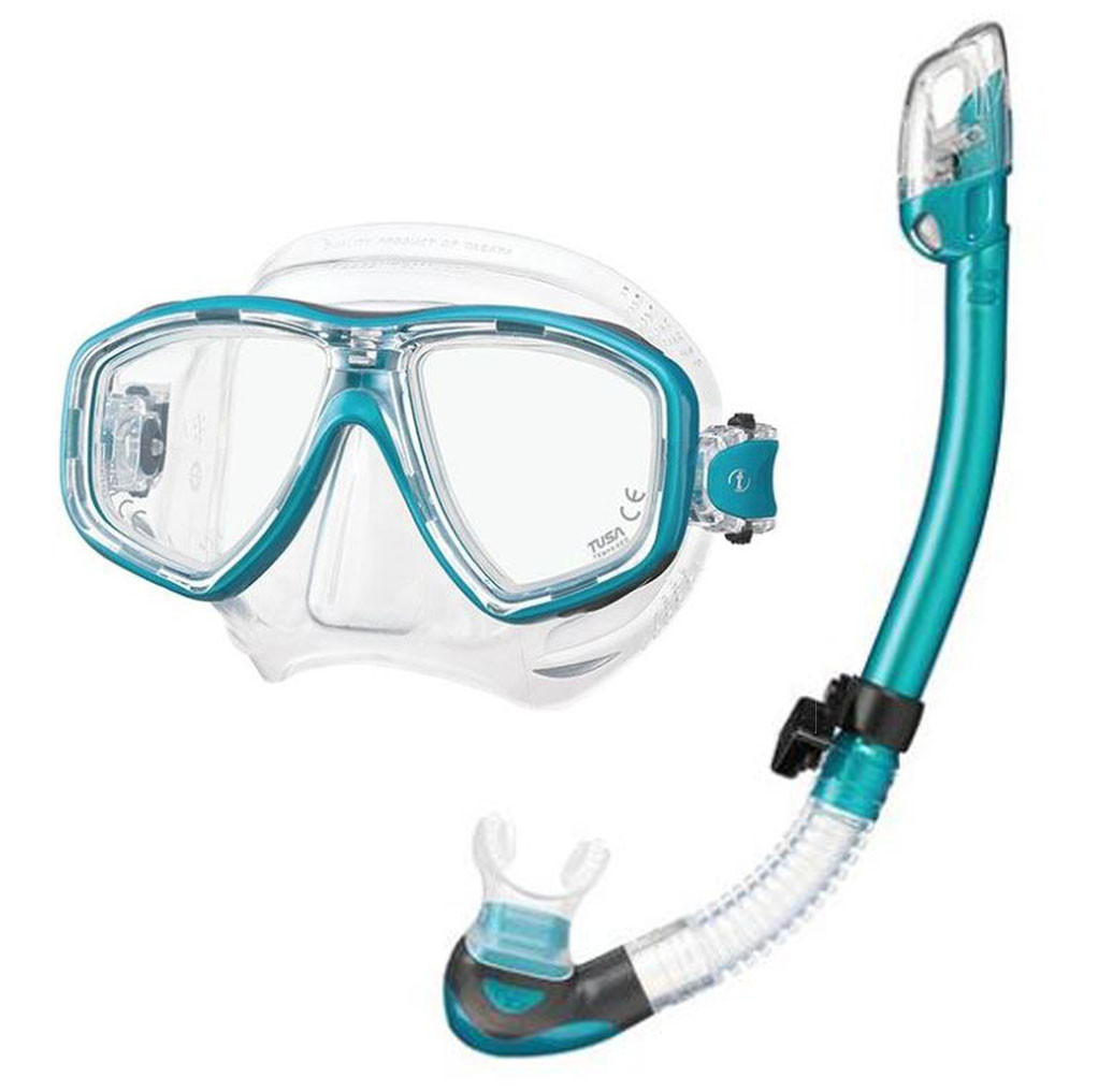 Tusa Ceos Mask & Snorkel Set (with Optional Optical Lenses) | Scuba ...