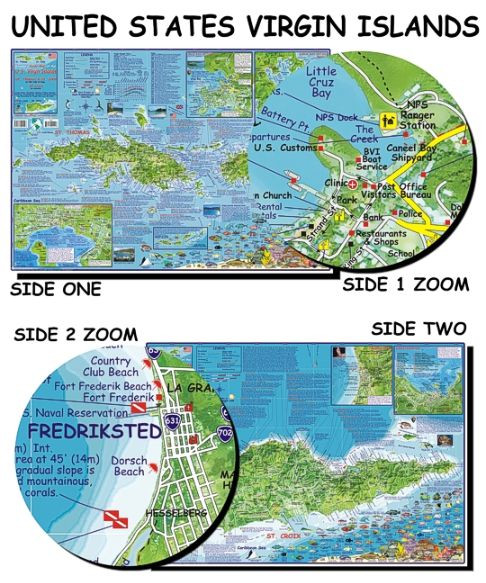 US Virgin Islands - Dive Map | Scuba Gear Canada