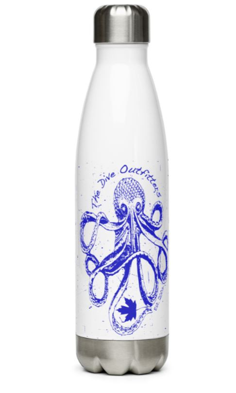 Stainless Steel Water Bottle TDO Octopus | Scuba Gear Canada