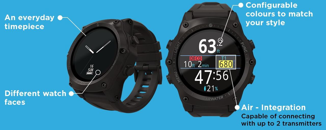 Shearwater Teric Dive Computer Air-Integrated | Scuba Gear Canada