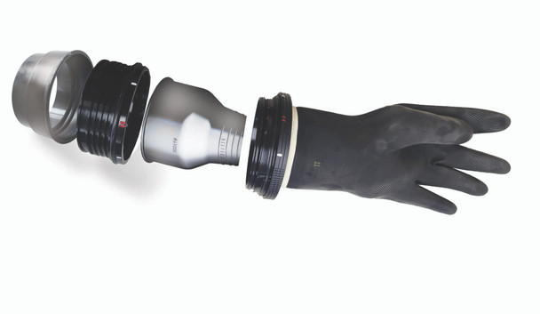 PSI Press Lock Quick Cuff Dry Glove System (Marigolds) | Scuba Gear Canada
