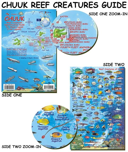 Truk Lagoon - Dive Map| Scuba Gear Canada