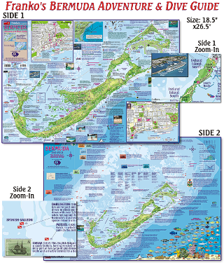 Bermuda - Dive Map | Scuba Gear Canada