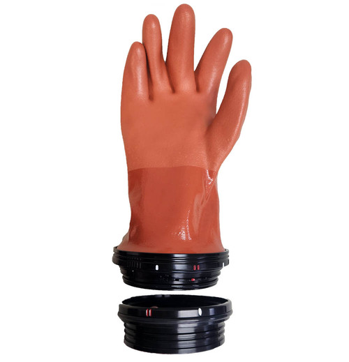 PSI Press Lock QCS Oval Dry Glove System (Thick Glove) | Scuba Gear Canada