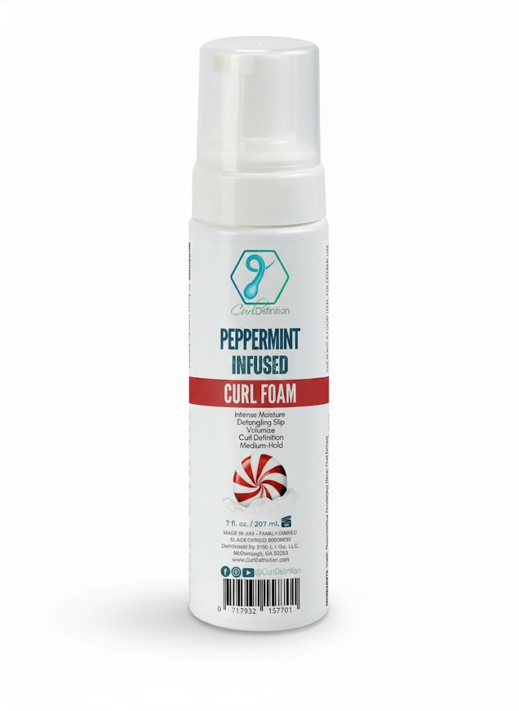 Holiday Peppermint Infused Curl Foam