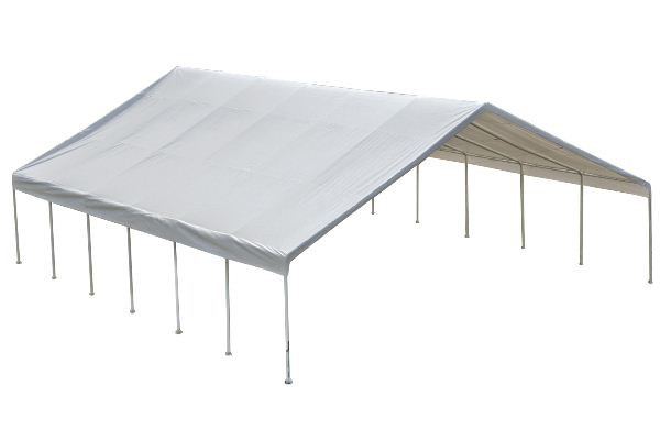 OUT OF STOCK - 30x40 Canopy 2-3/8" Frame White FR Rated Cover ...