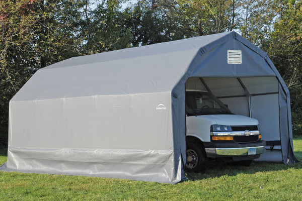 12' Wide x 9' High Barn ShelterCoat Standard 9 oz Poly - Shelters of ...