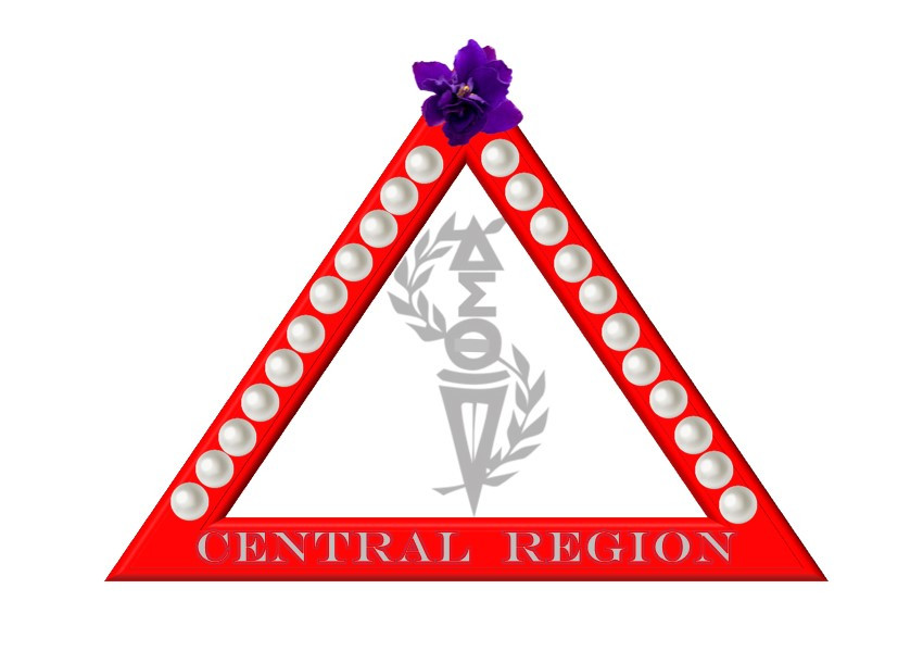 delta Sigma Theta Central Region -Torch of Wisdom Brooch - 22 Pearls ...