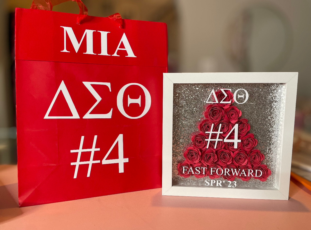 Customized Shadow Box - CUSTOMIZED AS SHOWN - RED ROSES DELTA-SHAPED ...