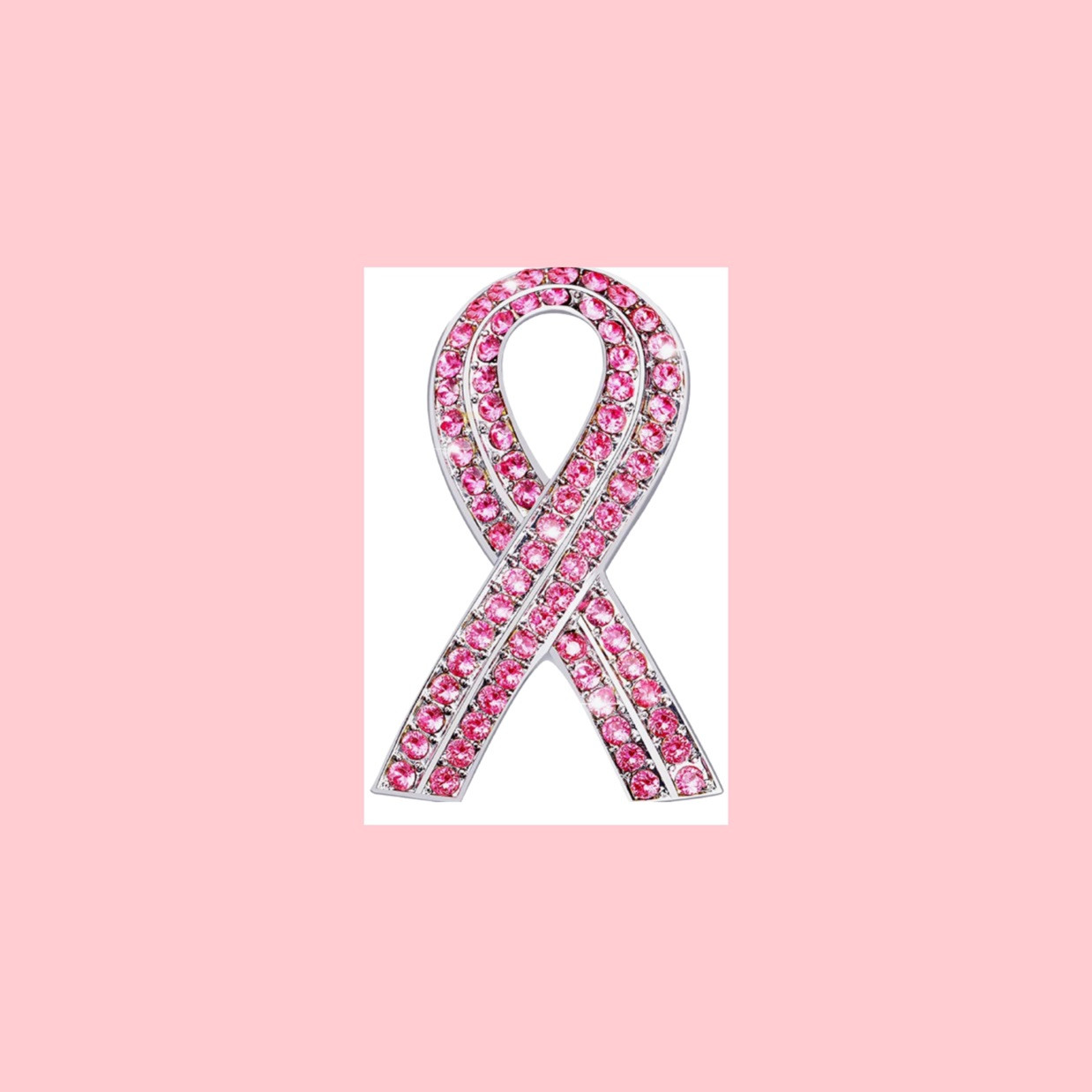 Solid Red Dot-striped Pink Specialty BCA Ribbon - Delta Breast cancer ...