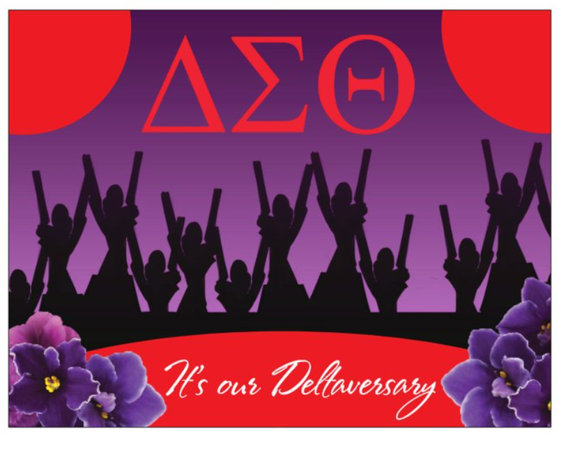 DELTAVERSARY - DELTA CARD - RED SPARKLE- SPECIAL GLOSS COATING - Delta ...