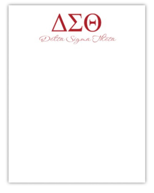 Notepad w/Magnetic Backing - Delta Symbols - 5" x 4" Delta Notepad ...