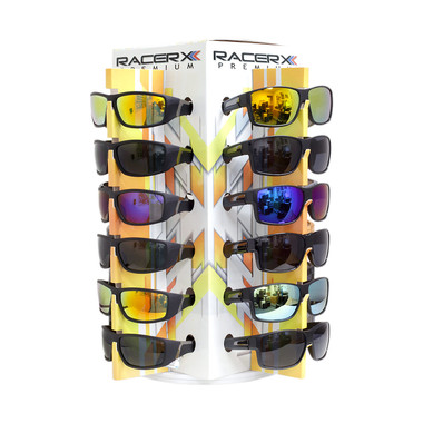 RACERX SPORT SUNGLASS DISPLAY | ASSTD. 48 PCS | RXSSPORT48CD - Shark ...