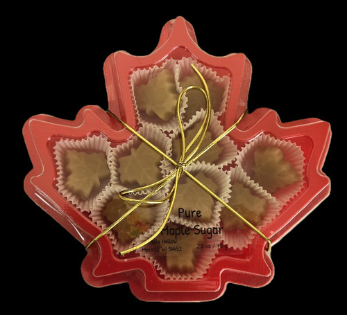 10-Piece Maple Sugar Leaf Box - 2.5 oz
