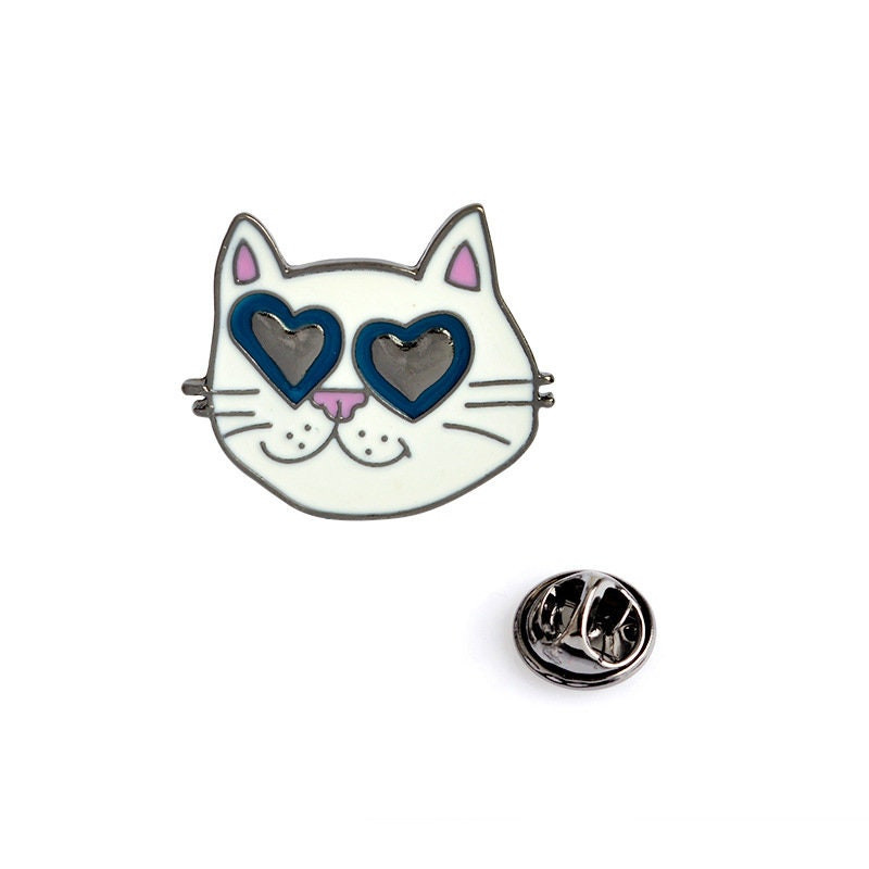 Kitty Cat Lapel Pin,Enamel Pin,Brooch Pin - Nish Gear