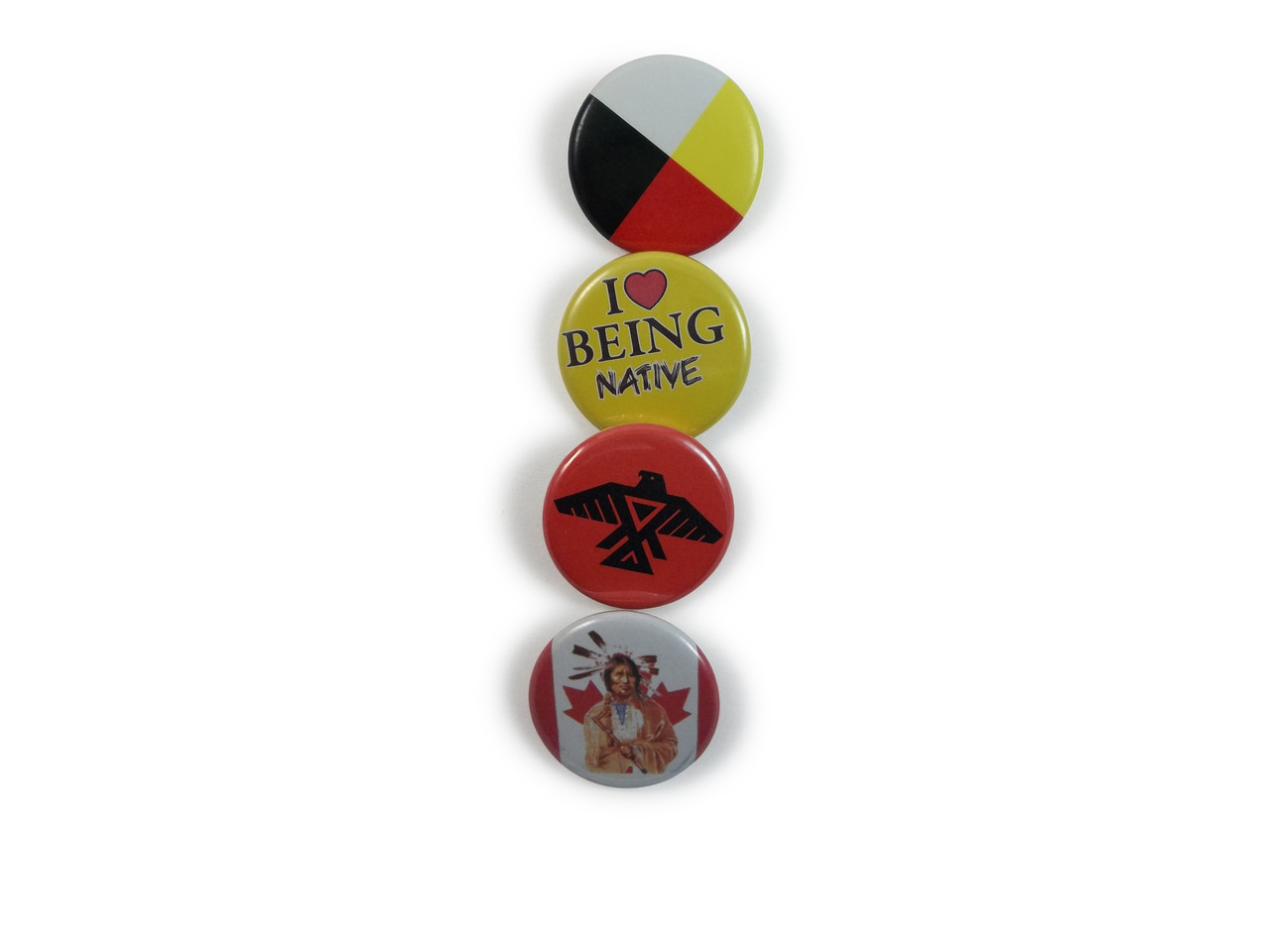 Native Buttons Set Of 4 - Nish Gear