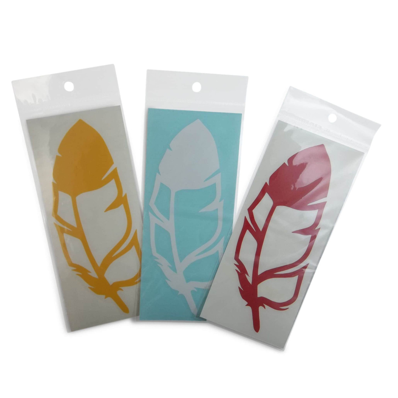 Feather Vinyl Decal, Car Decal, Laptop Sticker - Nish Gear
