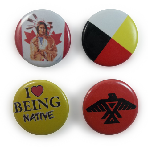 Native Buttons Set Of 4 - Nish Gear