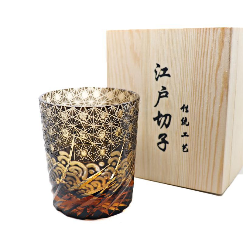 Hand-Carved Sake Glass