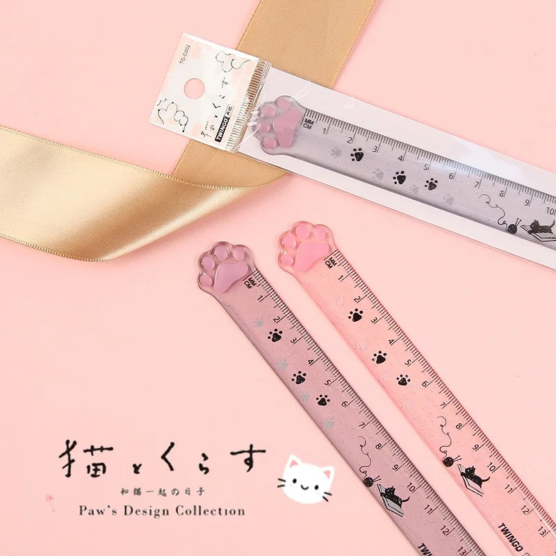 Cute Cat Paw Ruler