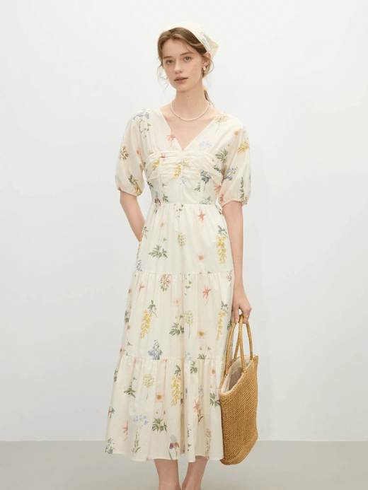 Pastoral Midi Dress