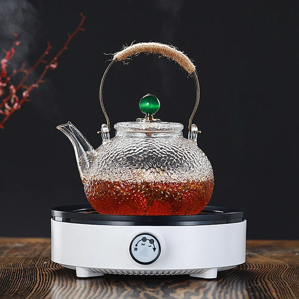 Heat Resistant Glass Tea Kettle